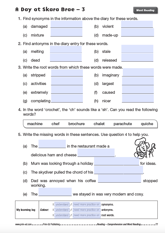 Editable Pupil Worksheet Freebie | Prim-Ed Publishing