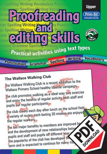 Proofreading and Editing Skills: Upper eBook | English | Year 5 ...