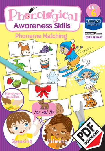 Phonological Awareness Skills - Phoneme Matching Unit | English ...