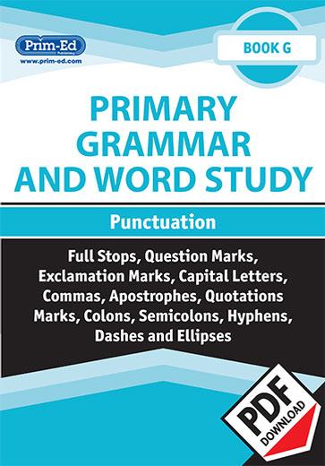 Primary Grammar and Word Study: Punctuation Book G | Prim-Ed