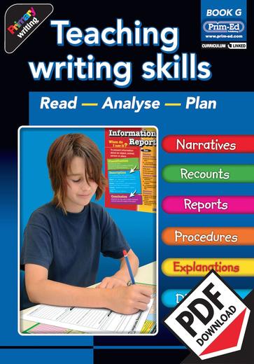 Teaching Writing Skills: Book G eBook | English | Year 6 / Primary 7 ...