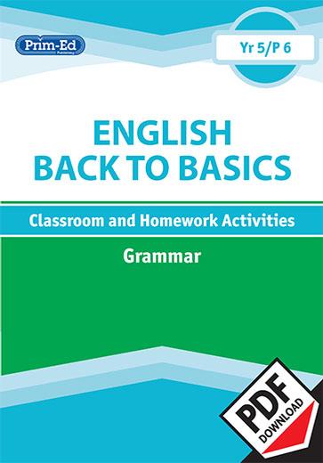 English Back to Basics: Yr5/P6 Grammar Unit