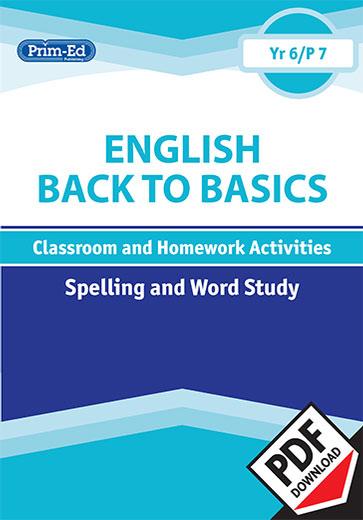 English Back to Basics: Yr6/P7 Spelling and Word Study Unit | English ...