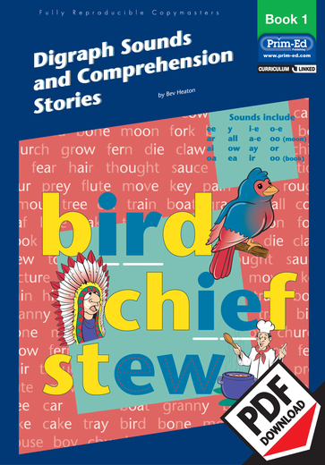 Digraph & Comprehension: Book 1 | Year 1 & Primary 2 English