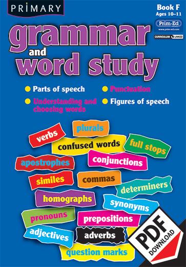 Primary Grammar and Word Study: Book F eBook | English | Year 6 / Primary 7