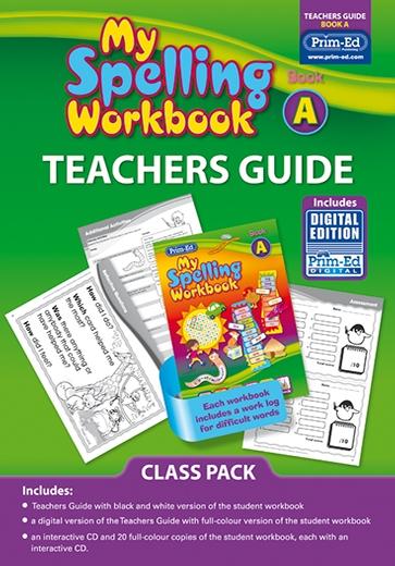 My Spelling Workbook Classpack: Book A | English | Year 1 / Primary 2