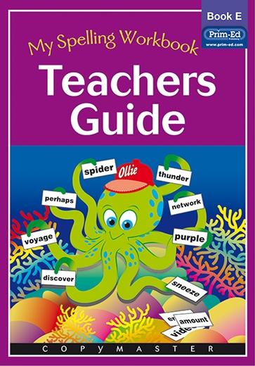 Original My Spelling Workbook Teachers Guide: Book E | English Resources