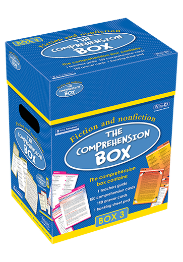 The Comprehension Box 3 | Comprehension Learning Strategies