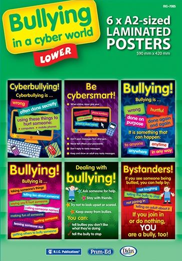Bullying in a Cyber World Posters: Lower | PSHE | Year 1 / Primary 2 ...