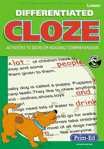 Differentiated Cloze: Lower | English | Year 1 / Primary 2, Year 2 ...