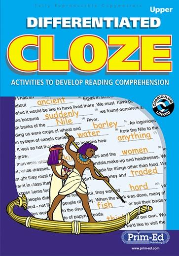 Differentiated Cloze: Upper | English | Year 5 / Primary 6, Year 6 ...