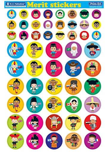 Early Years Themes Stickers: People - 270 Pack | Prim-Ed