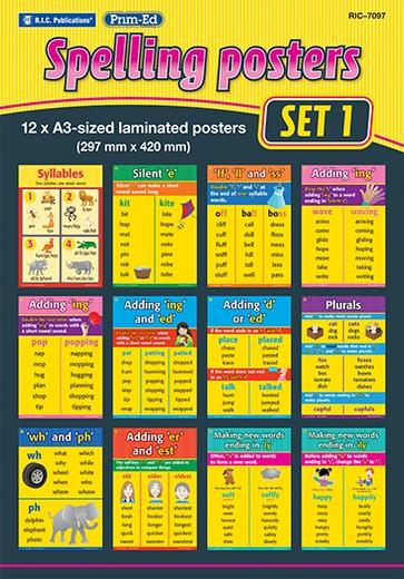 Spelling Posters: Set 1 | English | Year 1 / Primary 2, Year 2 / Primary 3