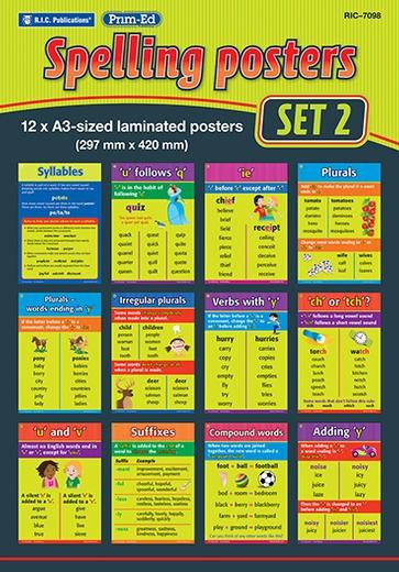 Spelling Posters: Set 2 | English | Year 2 / Primary 3, Year 3 / Primary 4