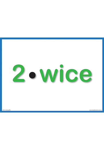 Word Walls Posters: Set 1 | Maths Resources | Prim-Ed