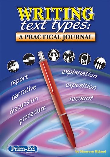 Writing Text Types: A Practical Journal | English | Year 5 / Primary 6 ...
