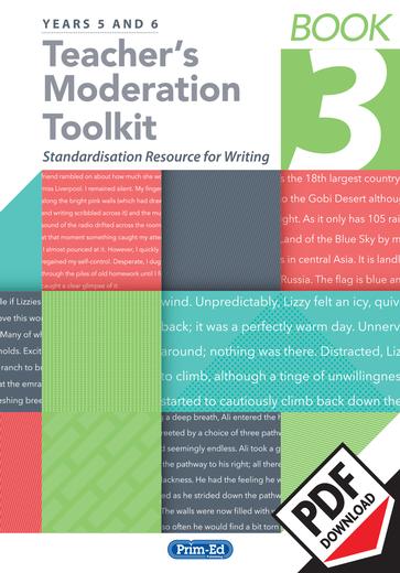 Teacher's Moderation Toolkit: Book 3 eBook | Resources For Writing