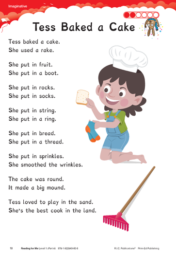 Reading for Me: Level 1 | English | Year 2 / Primary 3