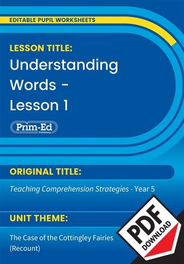 Understanding Words Year 5 - Lesson 1 | English | Year 5 / Primary 6