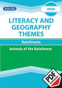 Literacy and Geography: Rainforests - Animals of the Rainforest Unit ...