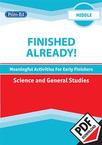 Finished Already: Science and General Studies - Middle Unit