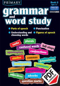 Primary Grammar and Word Study: Book G eBook | English | Year 6 ...