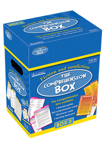 The Comprehension Box 3 | Comprehension Learning Strategies