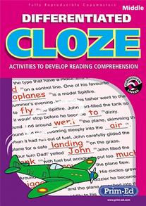 Differentiated Cloze: Middle | English | Year 3 / Primary 4, Year 4 ...