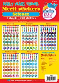 Early Years Themes Stickers: Science - 270 Pack | General | Nursery ...