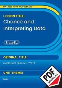 Chance and Interpreting Data | Mathematics | Year 4 / Primary 5