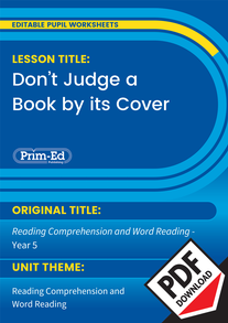 Don’t Judge a Book by its Cover | English | Year 5 / Primary 6