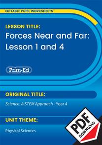 Forces Near and Far: Lesson 1 and 4 | Science, STEM | Year 4 / Primary 5