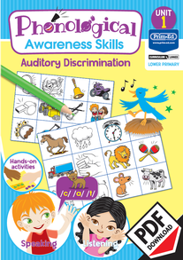 Phonological Awareness Skills - Auditory Discrimination Unit | English ...