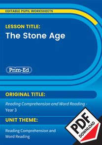 The Stone Age | English | Year 3 / Primary 4